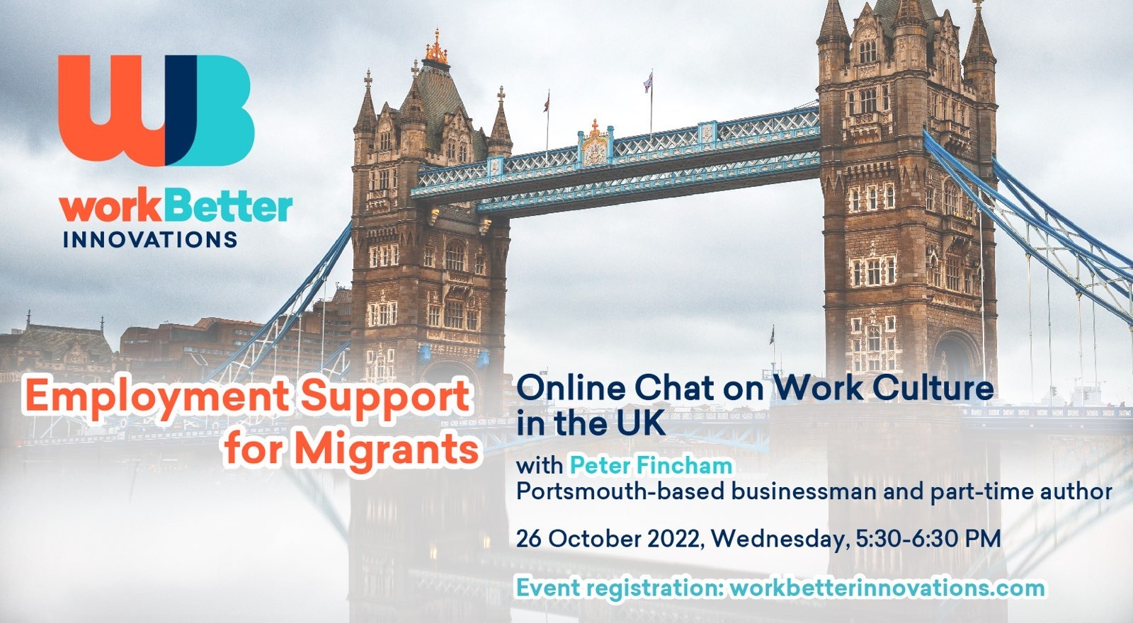 Register for a Special Workshop on UK Work Culture with Peter Fincham